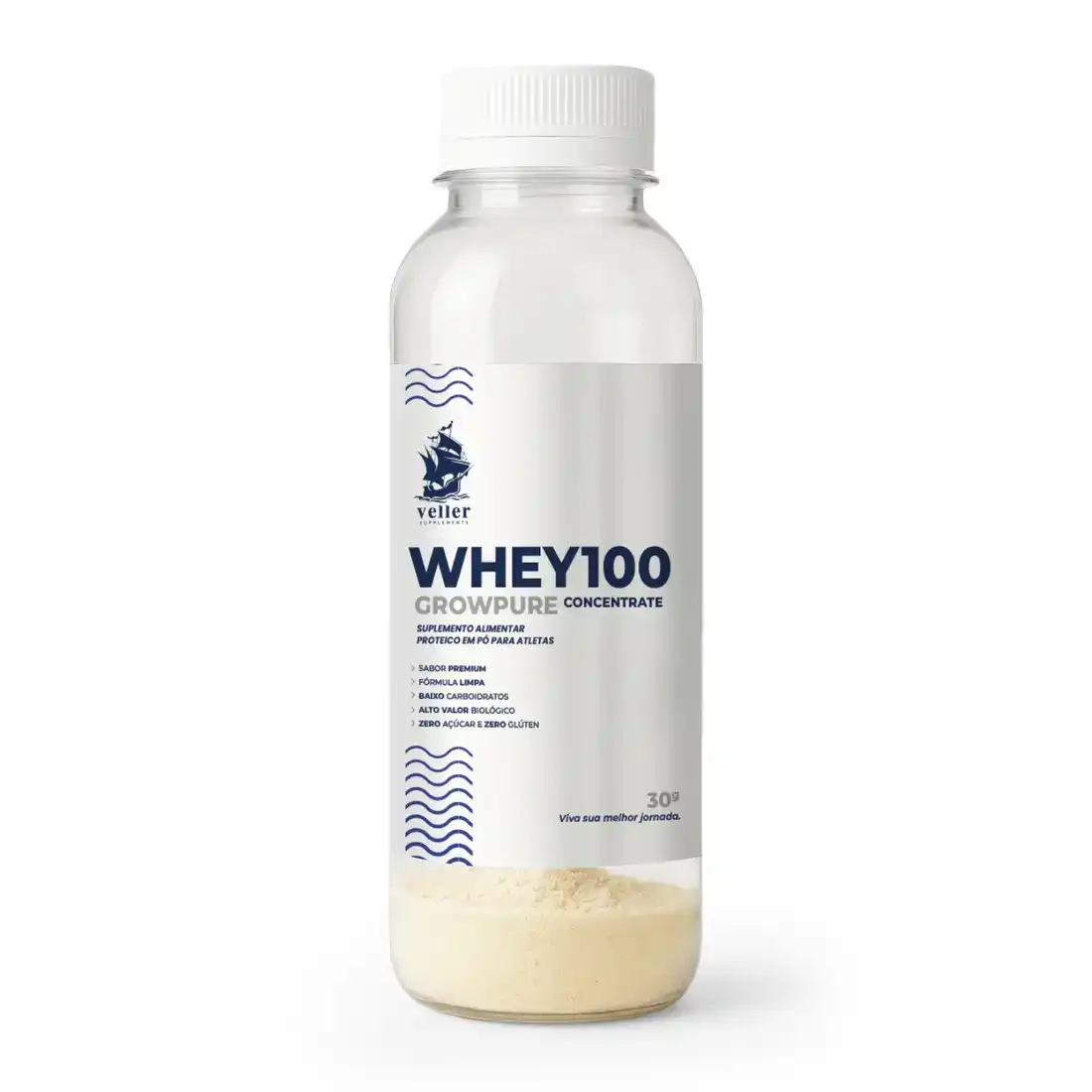 Whey 100 Growpure Concentrate 30g - Veller Supplements