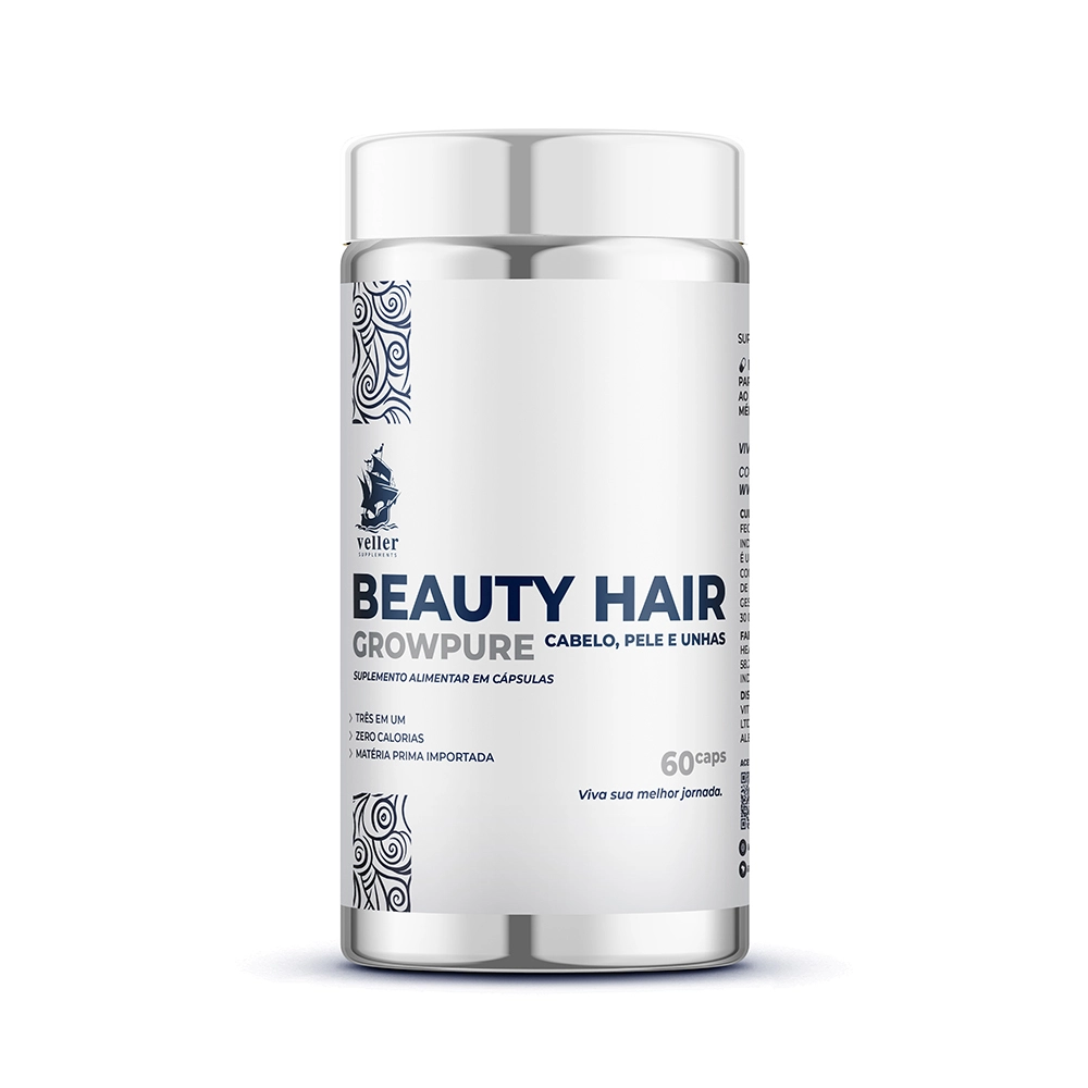 Beauty Hair Growpure Veller 60caps - Veller Supplements